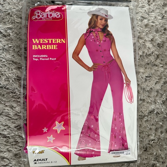 Barbie | Other | Spirit Halloween Western Barbie Adult Costume Medium ...